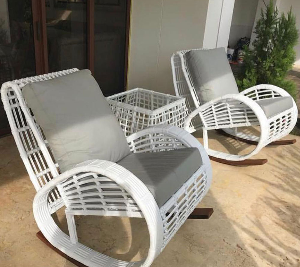 Set para Exteriores en rattan